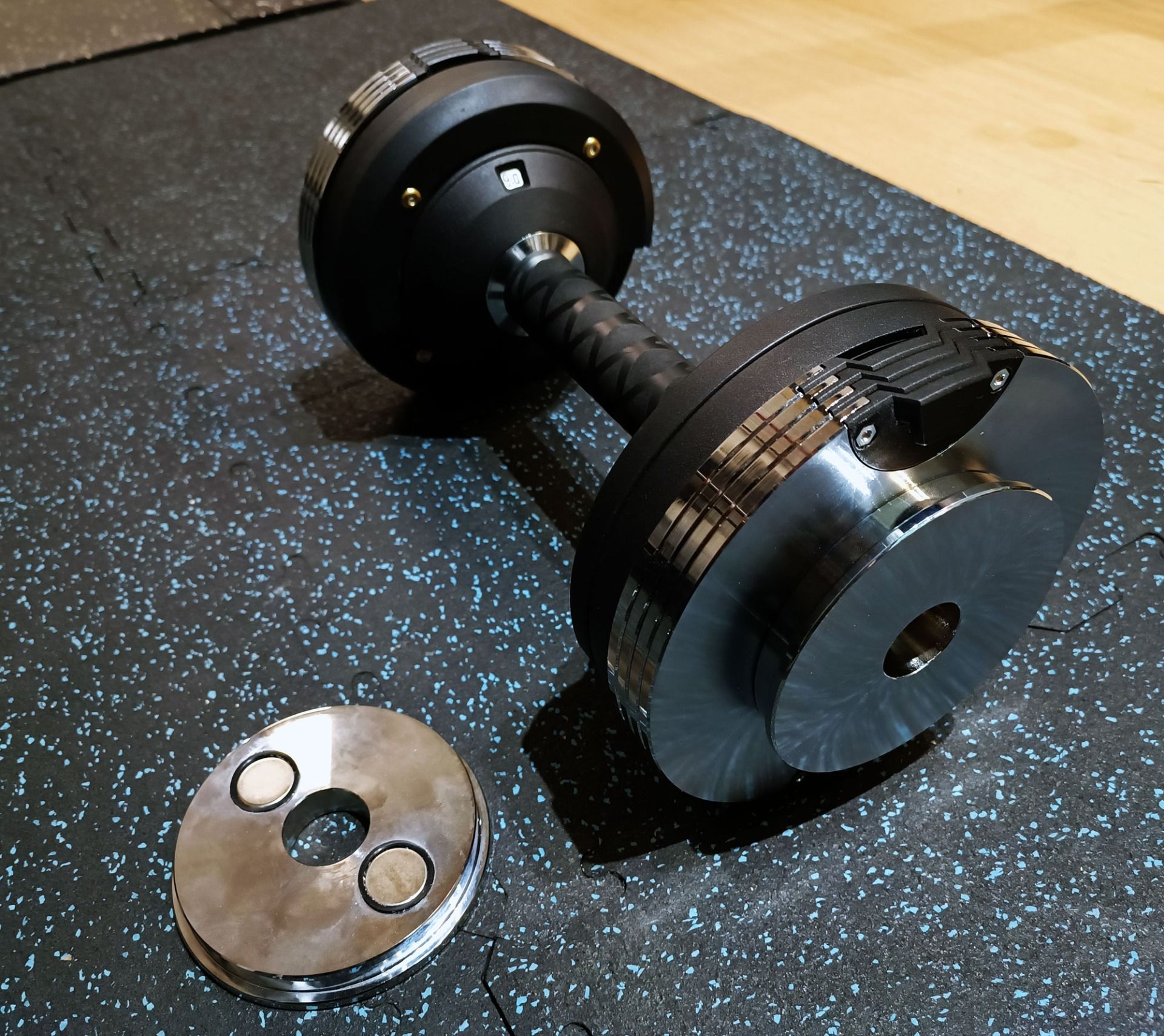 Magnetic 1kg Addon Weight (Pair) - Home Gym Singapore