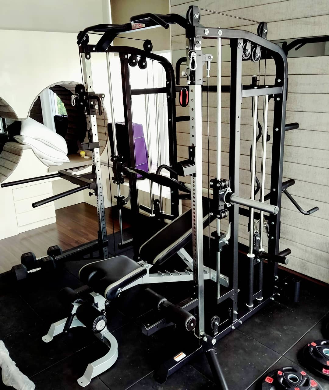 VIGOR G8 Functional Trainer, Power Rack, Smith Machine Combo - Home Gym ...